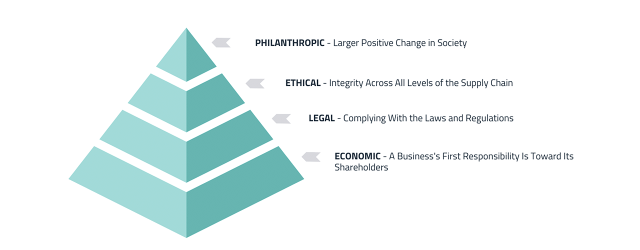 Carrolls Csr Pyramid Principles And Examples Lythouse